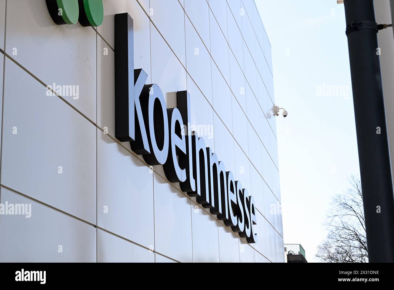 Cologne, Germany. 23rd Apr, 2024. Logo, lettering of Kölnmesse at the ...