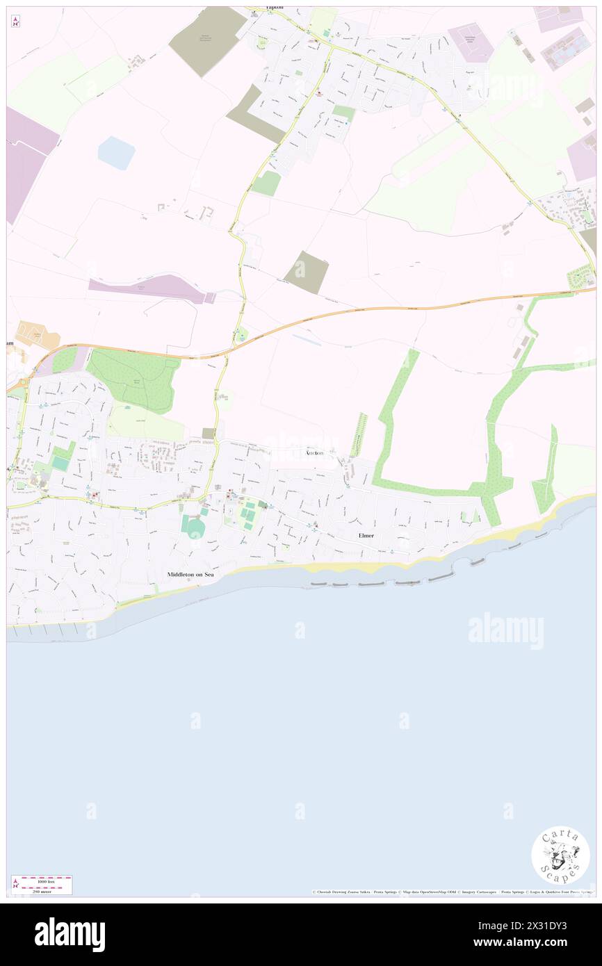 Sussex on a map Cut Out Stock Images & Pictures - Alamy