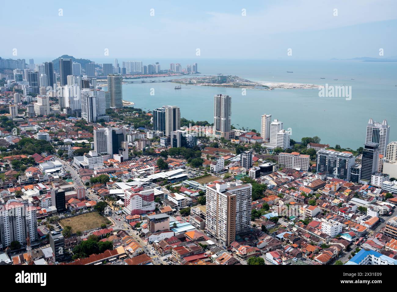 View the City of Georgetown on Penang Island in Malaysia Southeast Asia ...