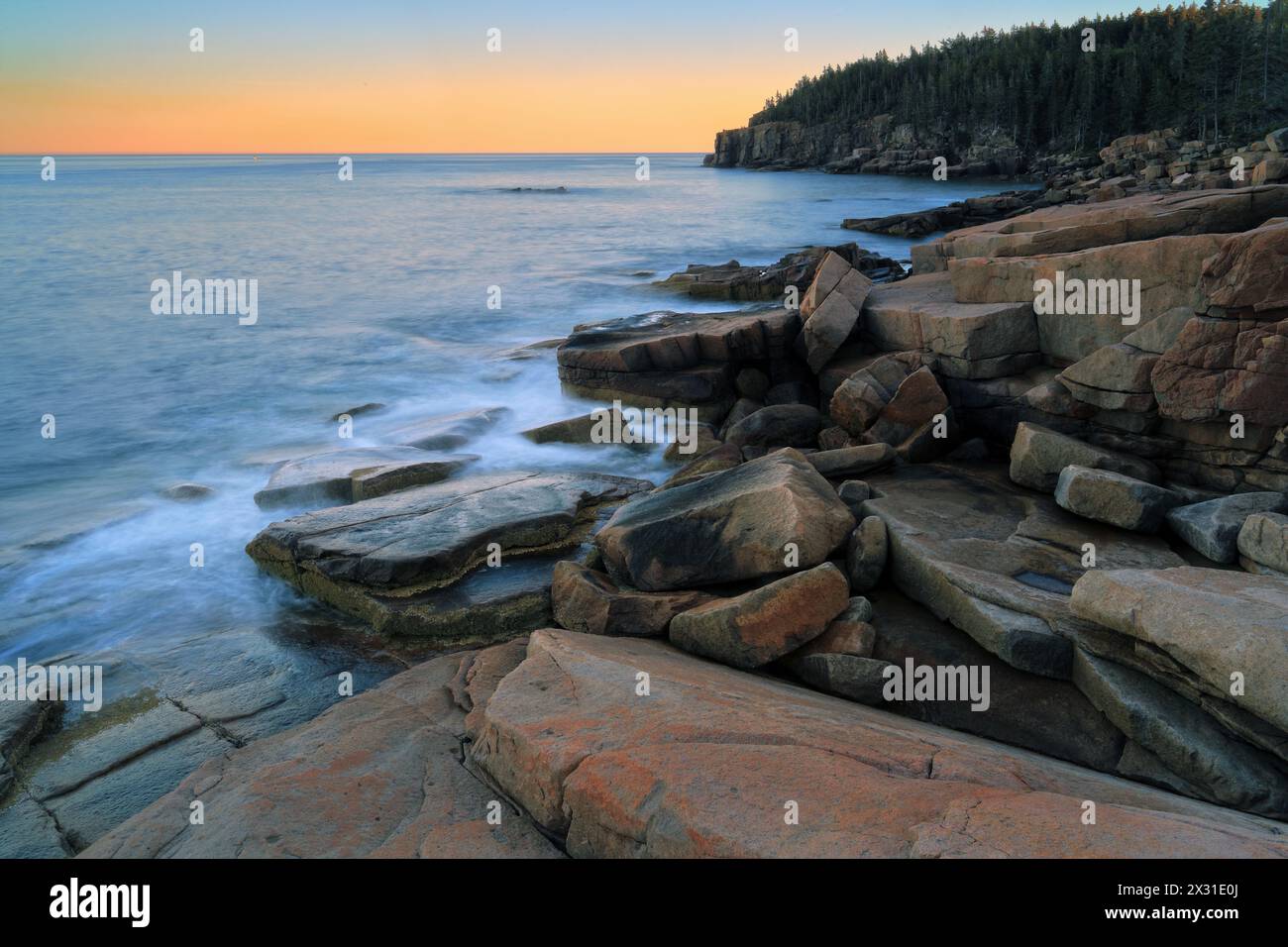 geography / travel, USA, Maine, Bar Harbor, Otter Rocks and Cliffs ...