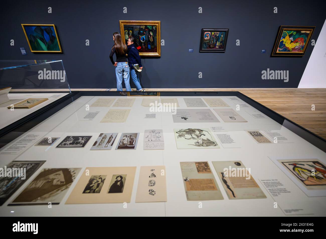 London, UK, 23rd April 2024, An international circle of friends in the ...