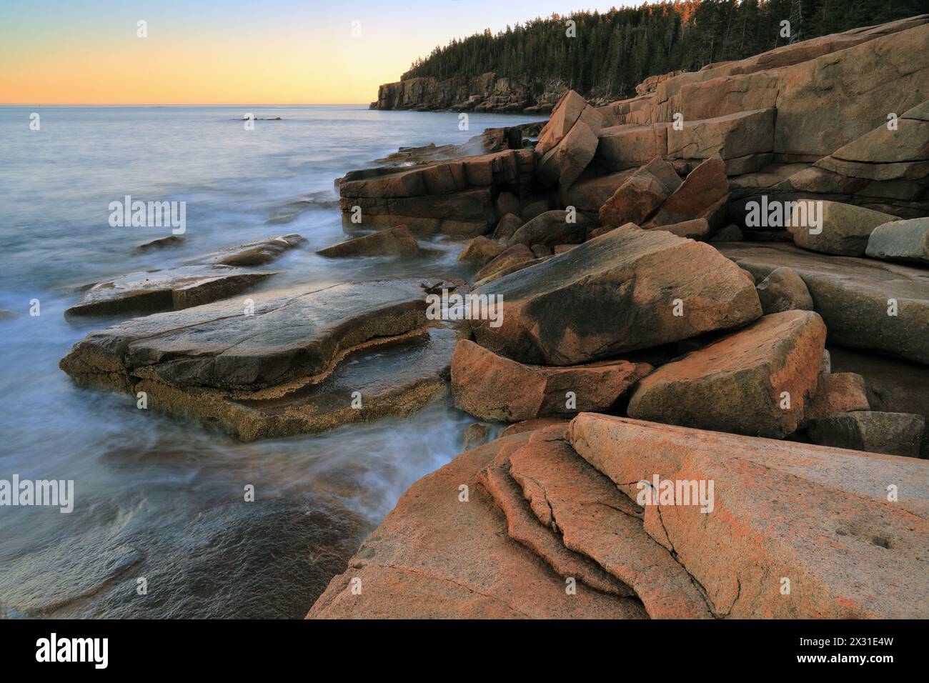 geography / travel, USA, Maine, Bar Harbor, Otter Rocks and Cliffs ...