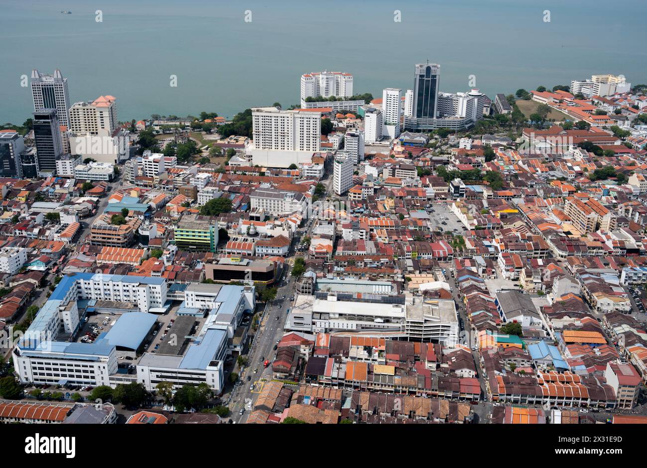 View the City of Georgetown on Penang Island in Malaysia Southeast Asia ...