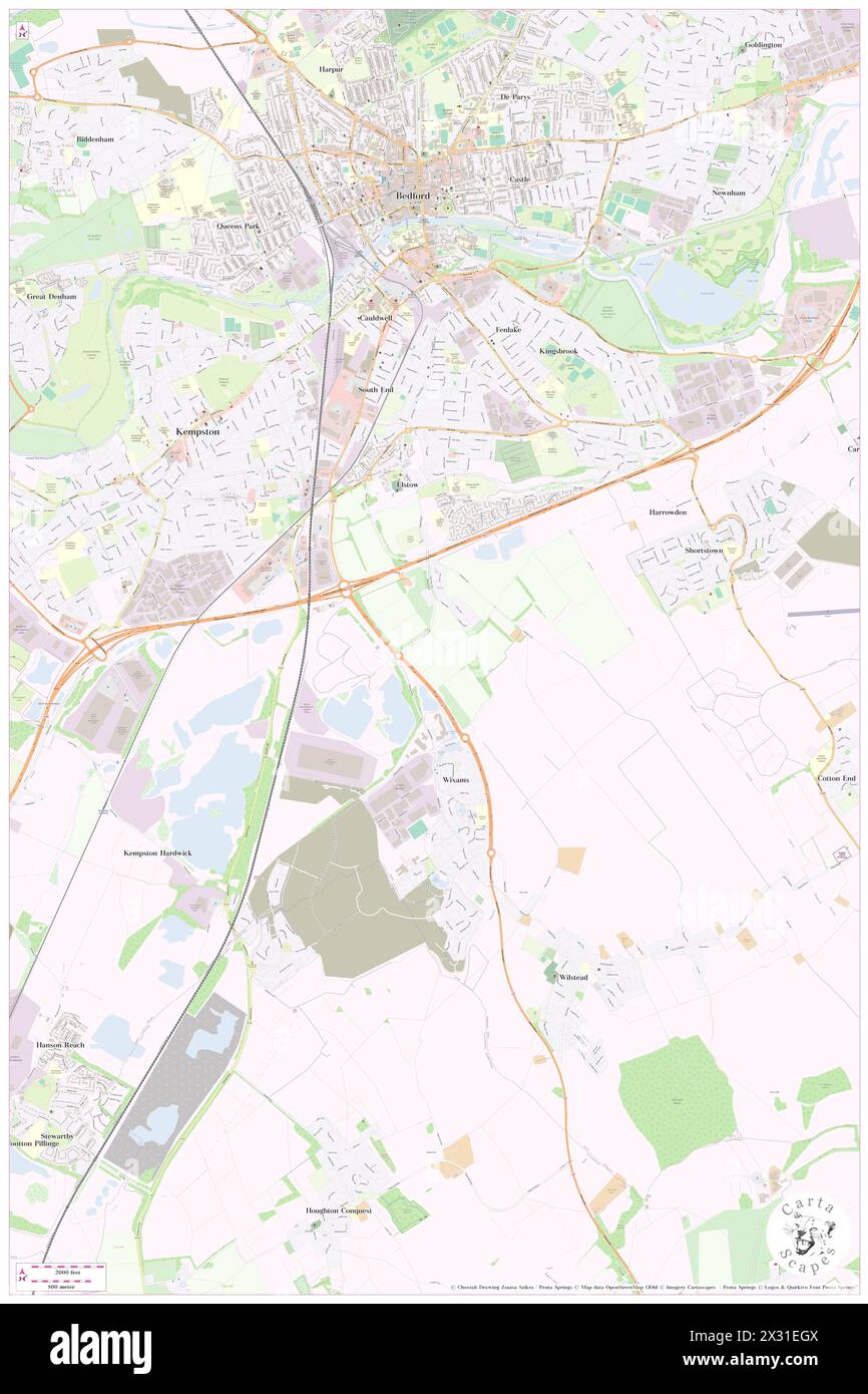 Elstow, Bedford, GB, United Kingdom, England, N 52 6' 11'', S 0 27' 53 ...