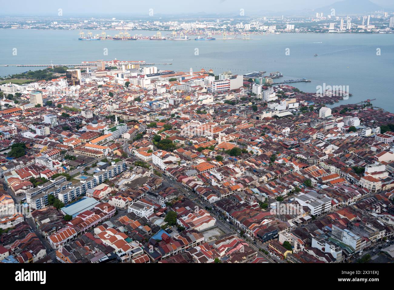 View the City of Georgetown on Penang Island in Malaysia Southeast Asia ...