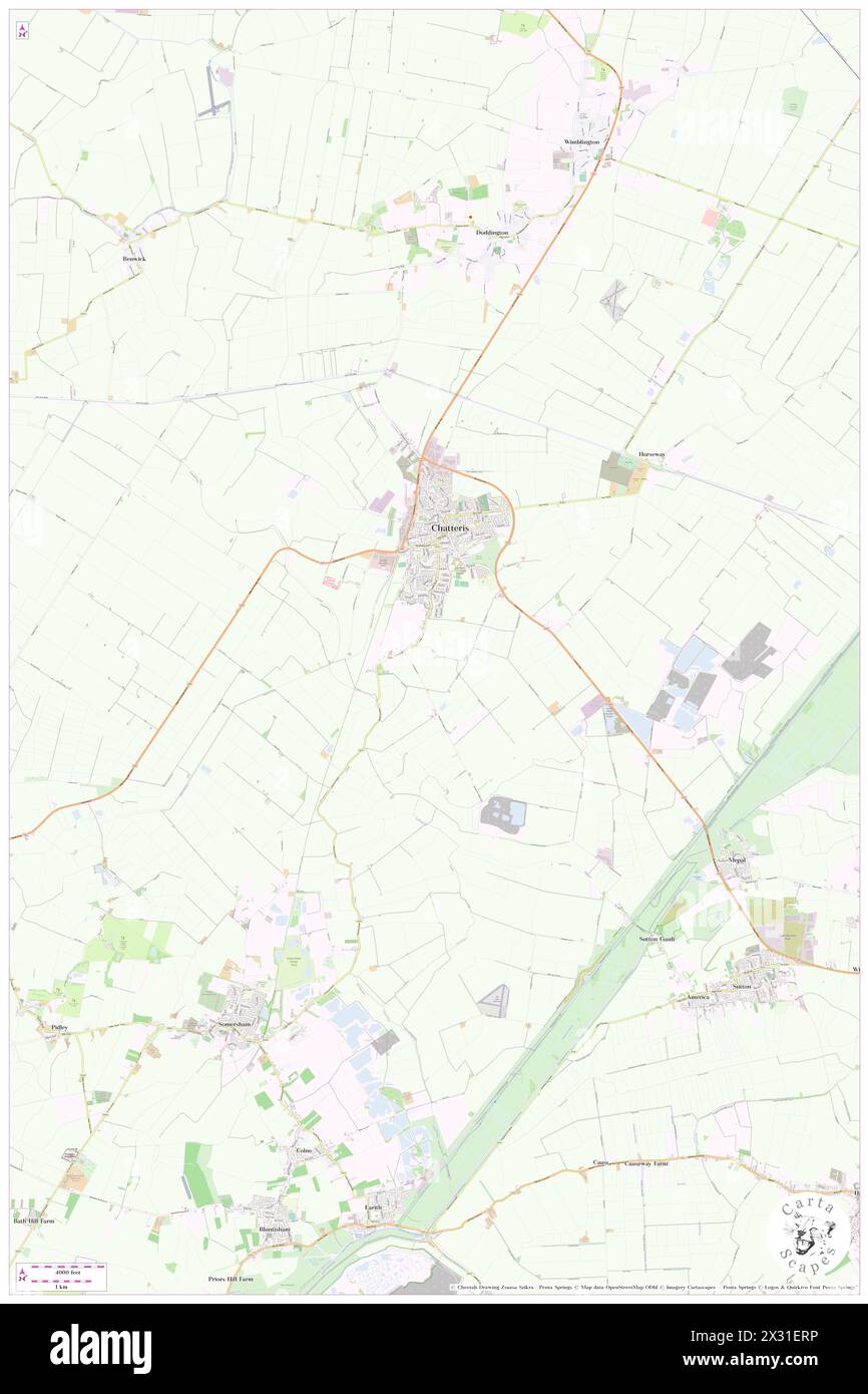 Chatteris, Cambridgeshire, GB, United Kingdom, England, N 52 26' 17 ...