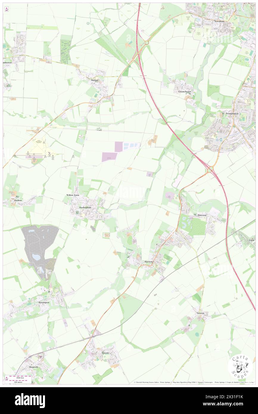 Haslingfield, Cambridgeshire, GB, United Kingdom, England, N 52 9' 15 ...