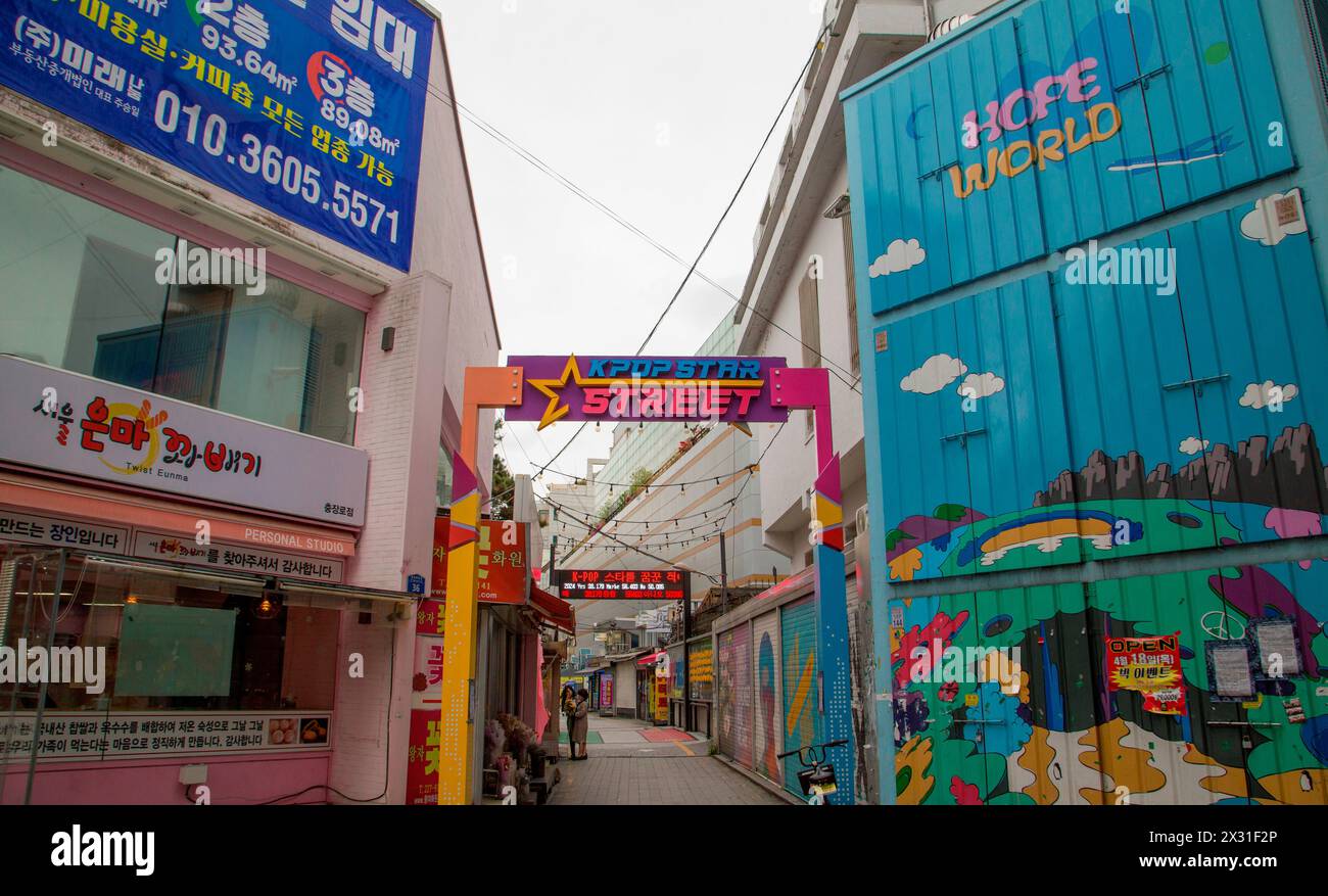 The K-Pop Star Street, April 20, 2024 : The K-Pop Star Street in ...