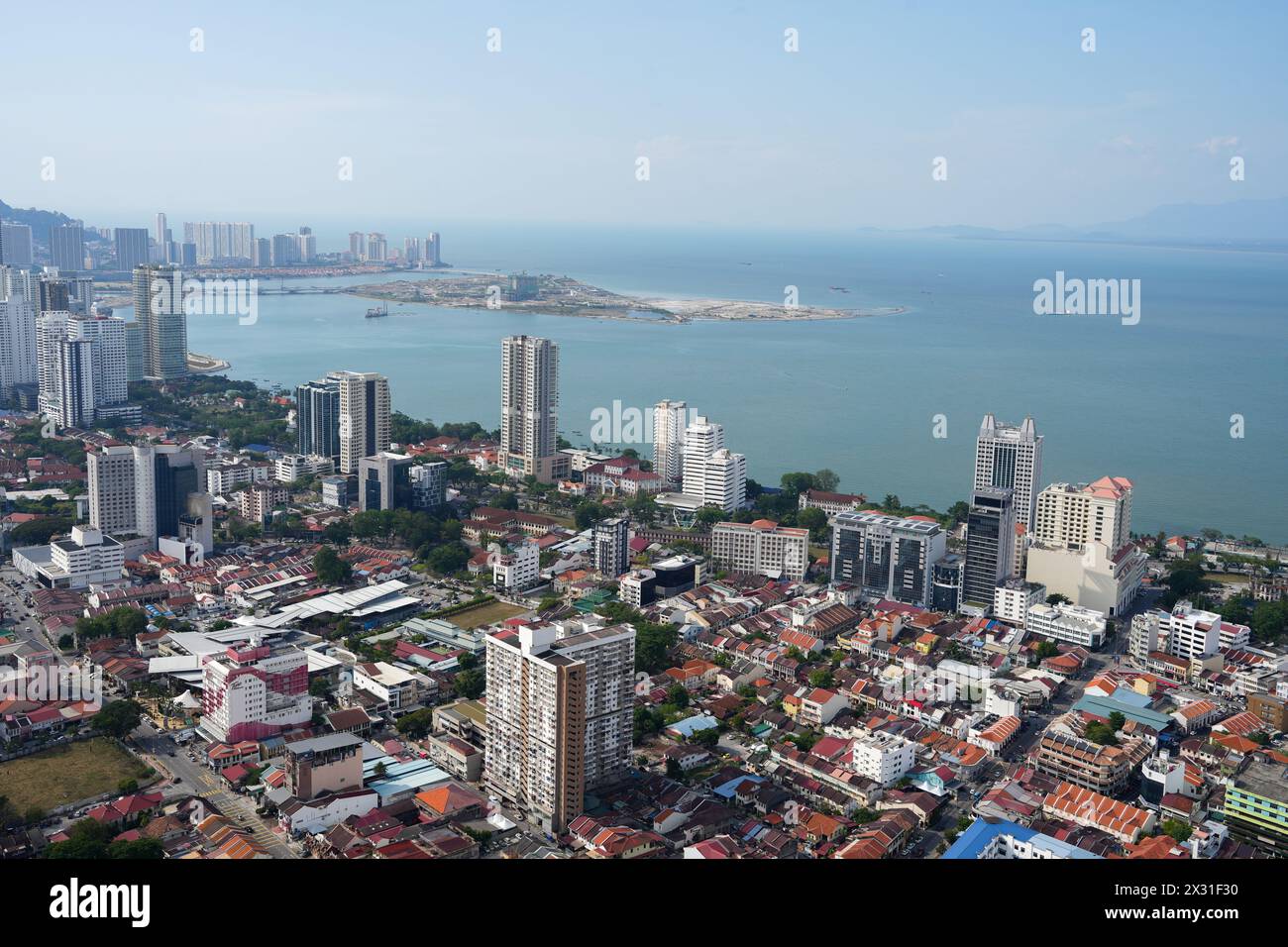View the City of Georgetown on Penang Island in Malaysia Southeast Asia ...