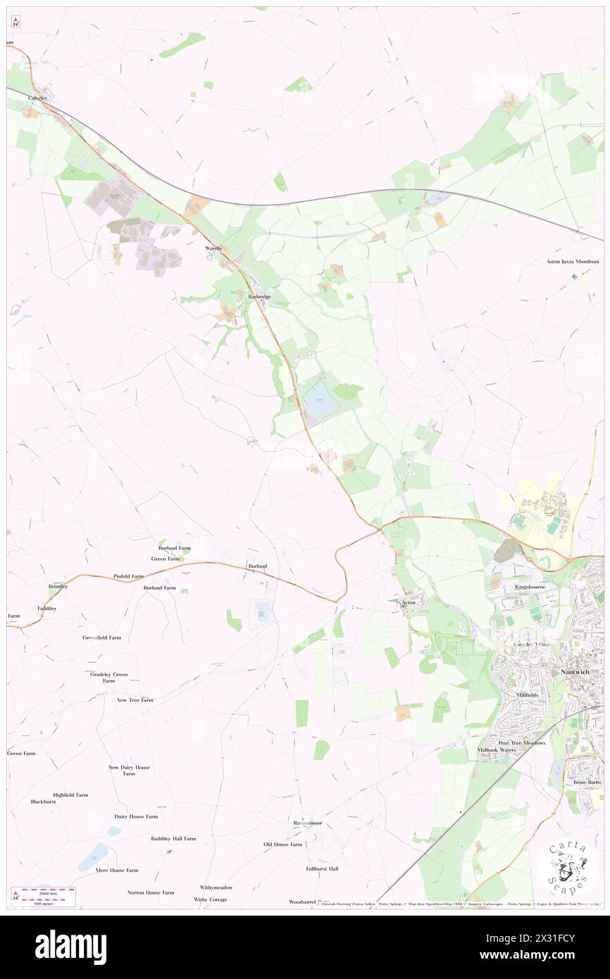 Hurleston, Cheshire East, GB, United Kingdom, England, N 53 5' 19'', S ...