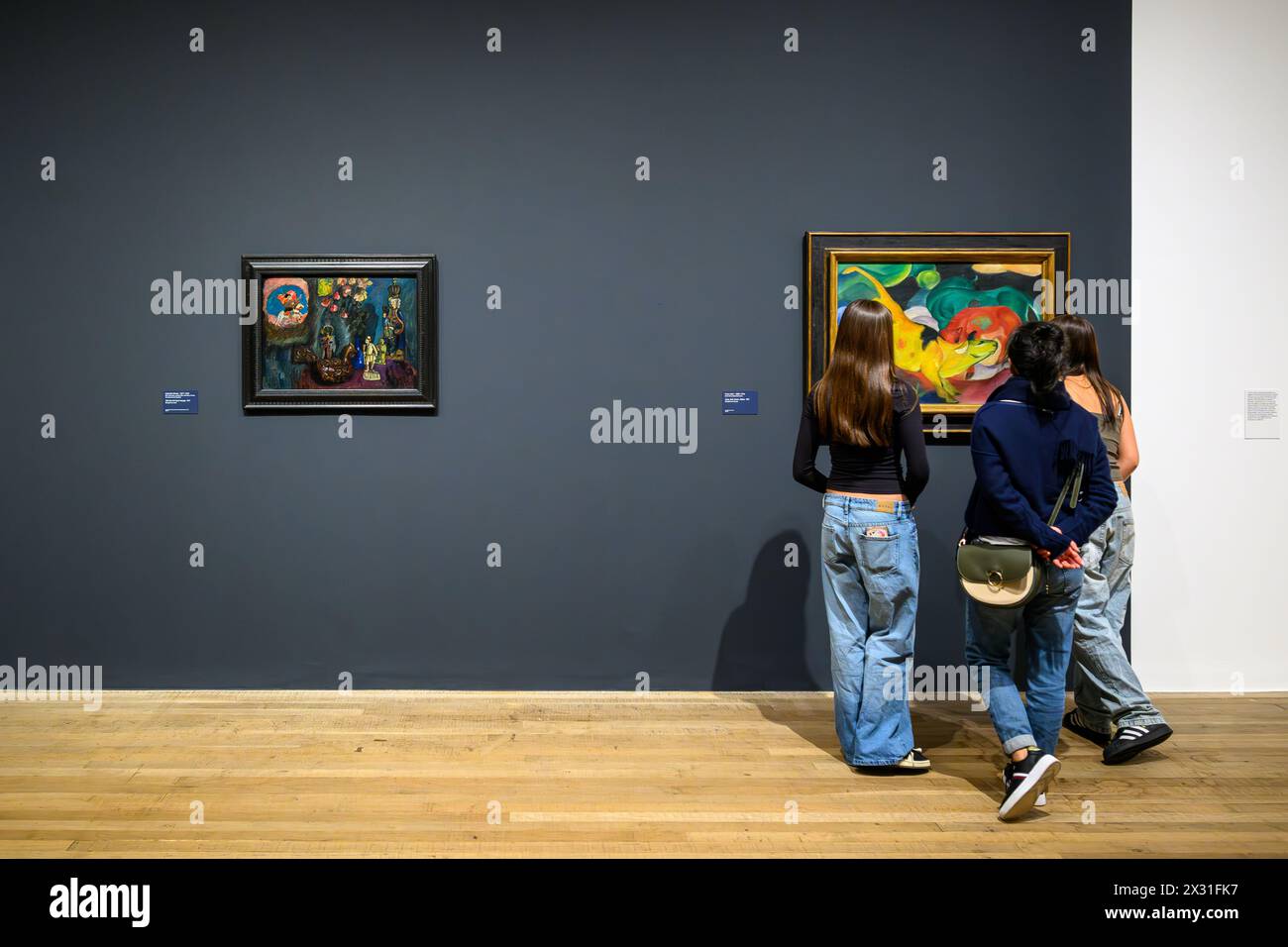 London, UK, 23rd April 2024, An international circle of friends in the ...