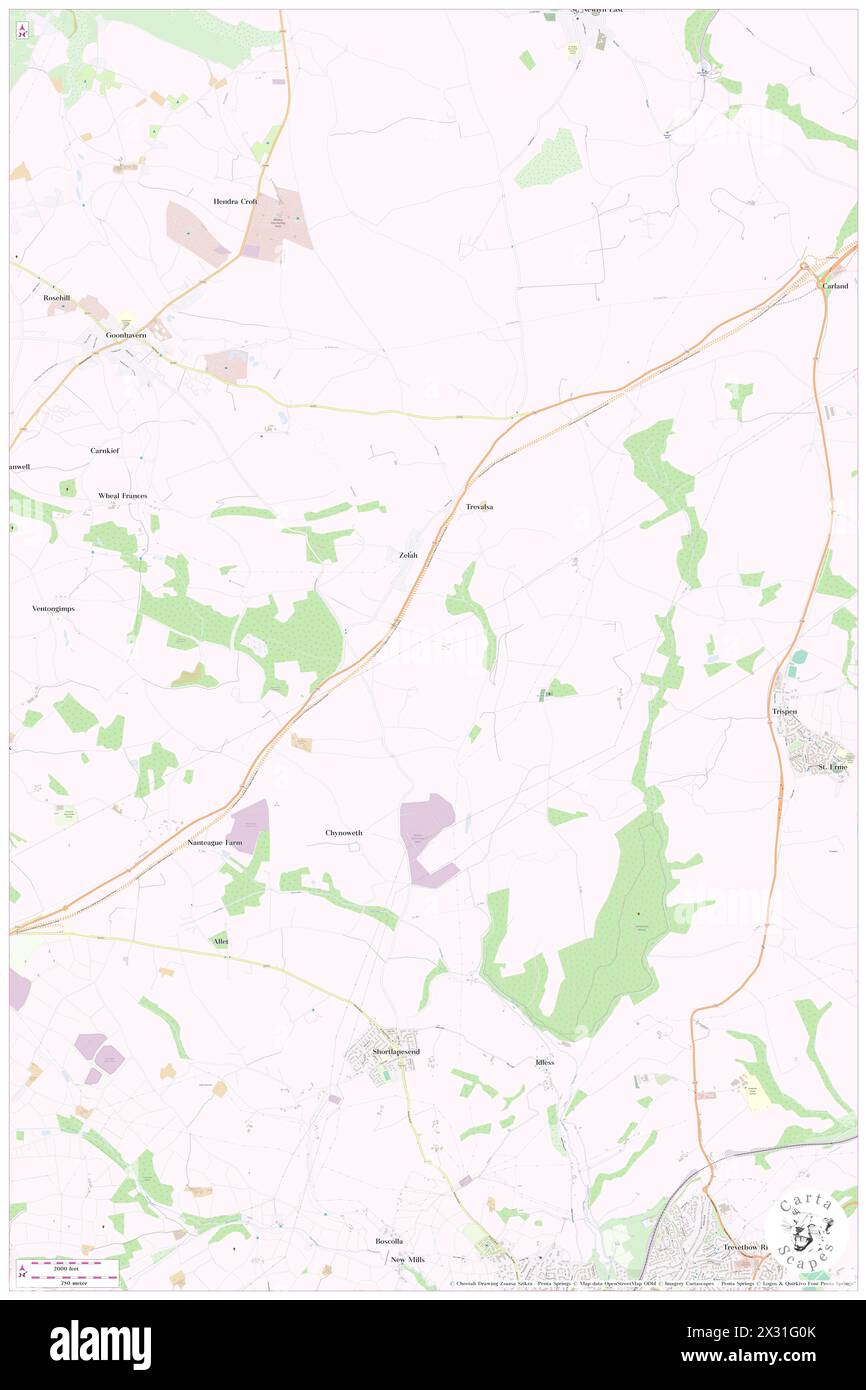 St. Allen, Cornwall, GB, United Kingdom, England, N 50 19' 6'', S 5 4 ...