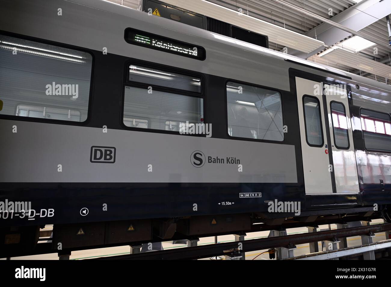 Cologne, Germany. 22nd Apr, 2024. An ET 424 S-Bahn series at the ...