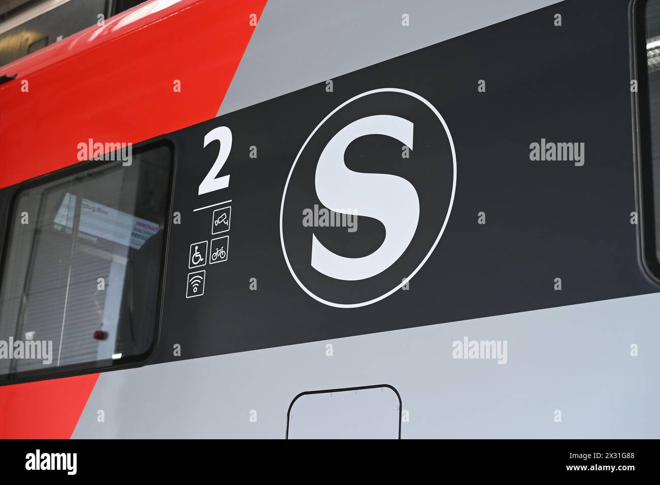 Cologne, Germany. 22nd Apr, 2024. An ET 424 S-Bahn series at the ...