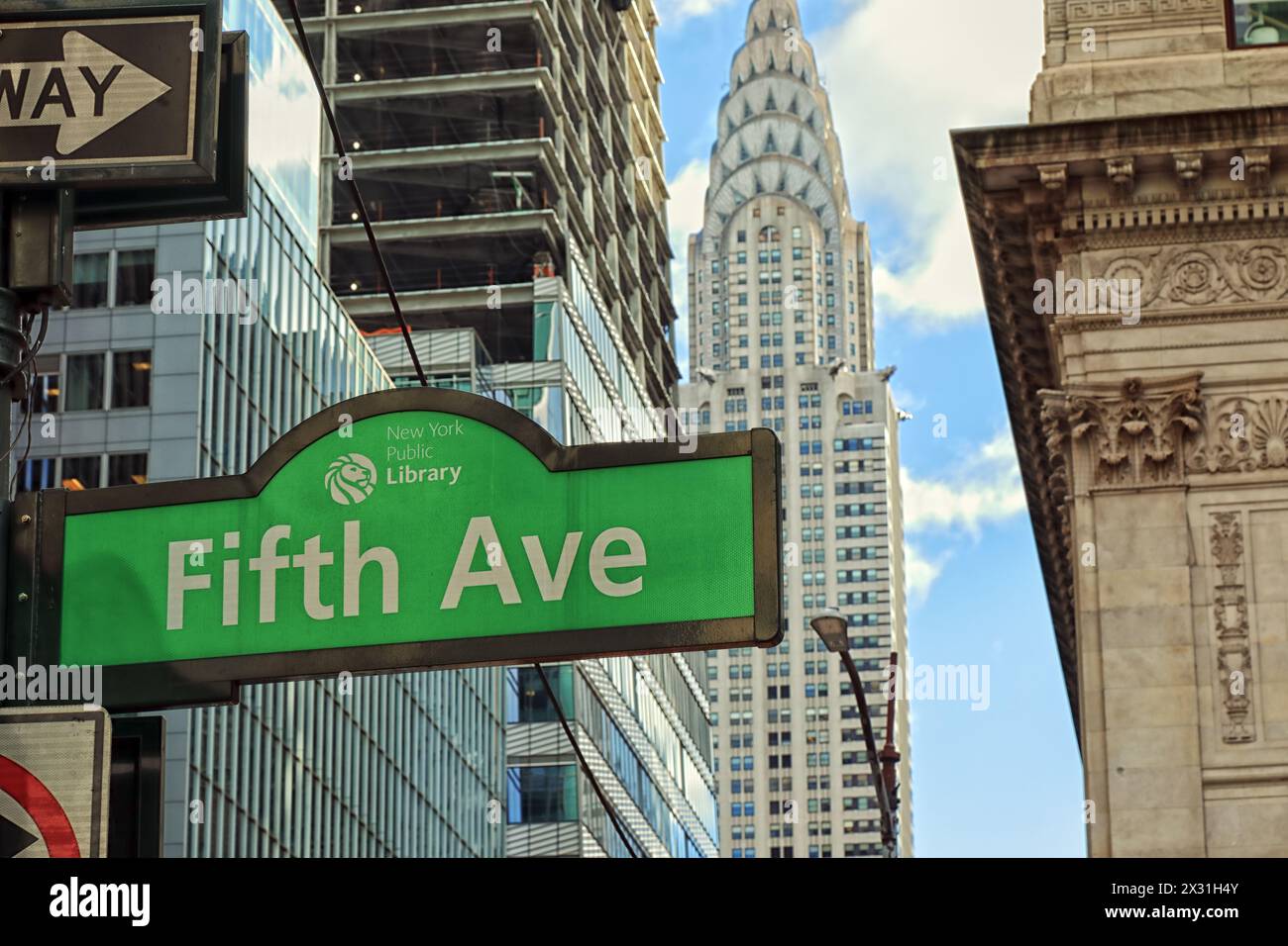 geography / travel, USA, New York, New York City, corner 5th Avenue and ...