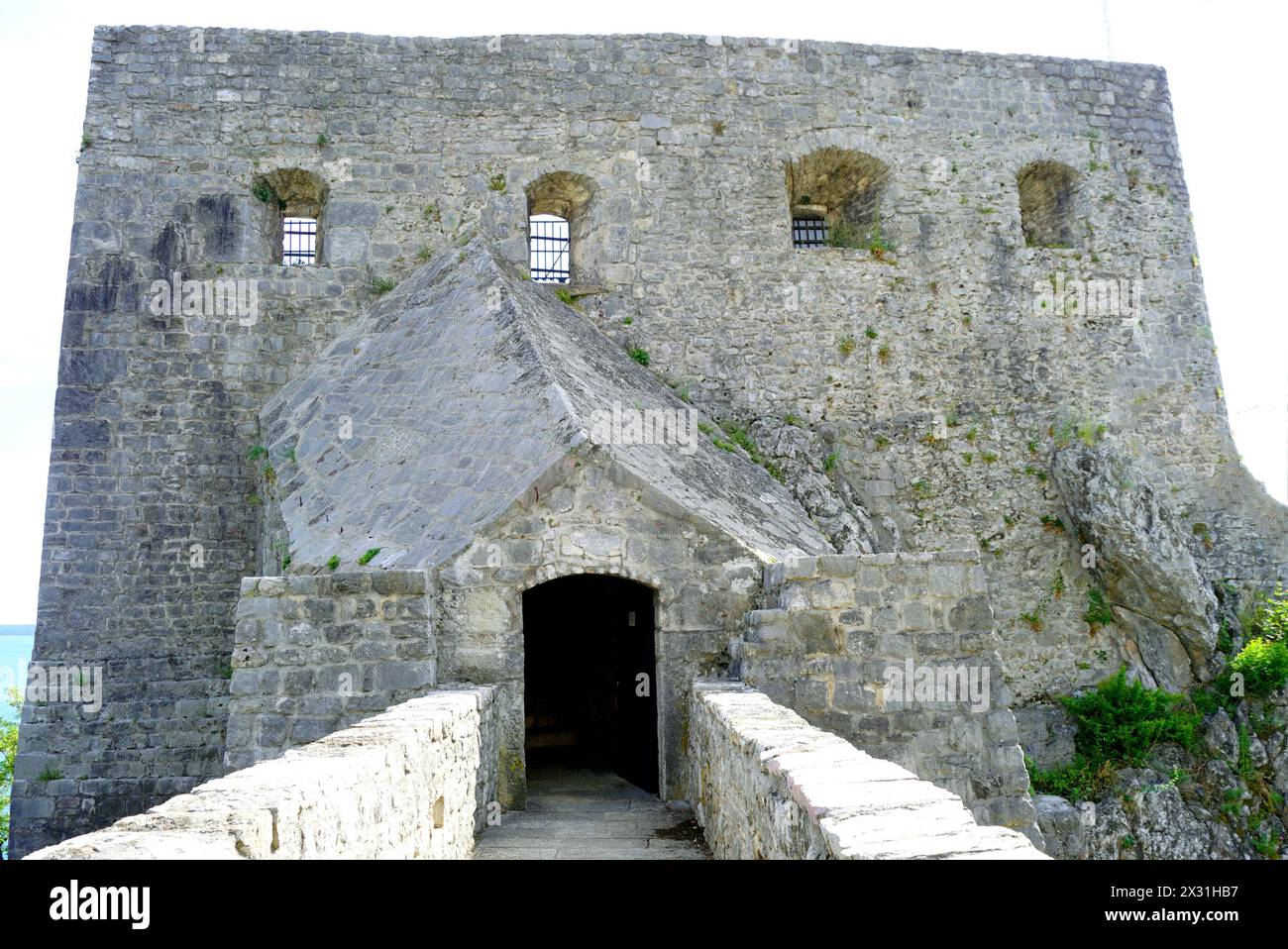 Entrance to the Forte Mare fortress (Herceg Novi, Montenegro Stock ...