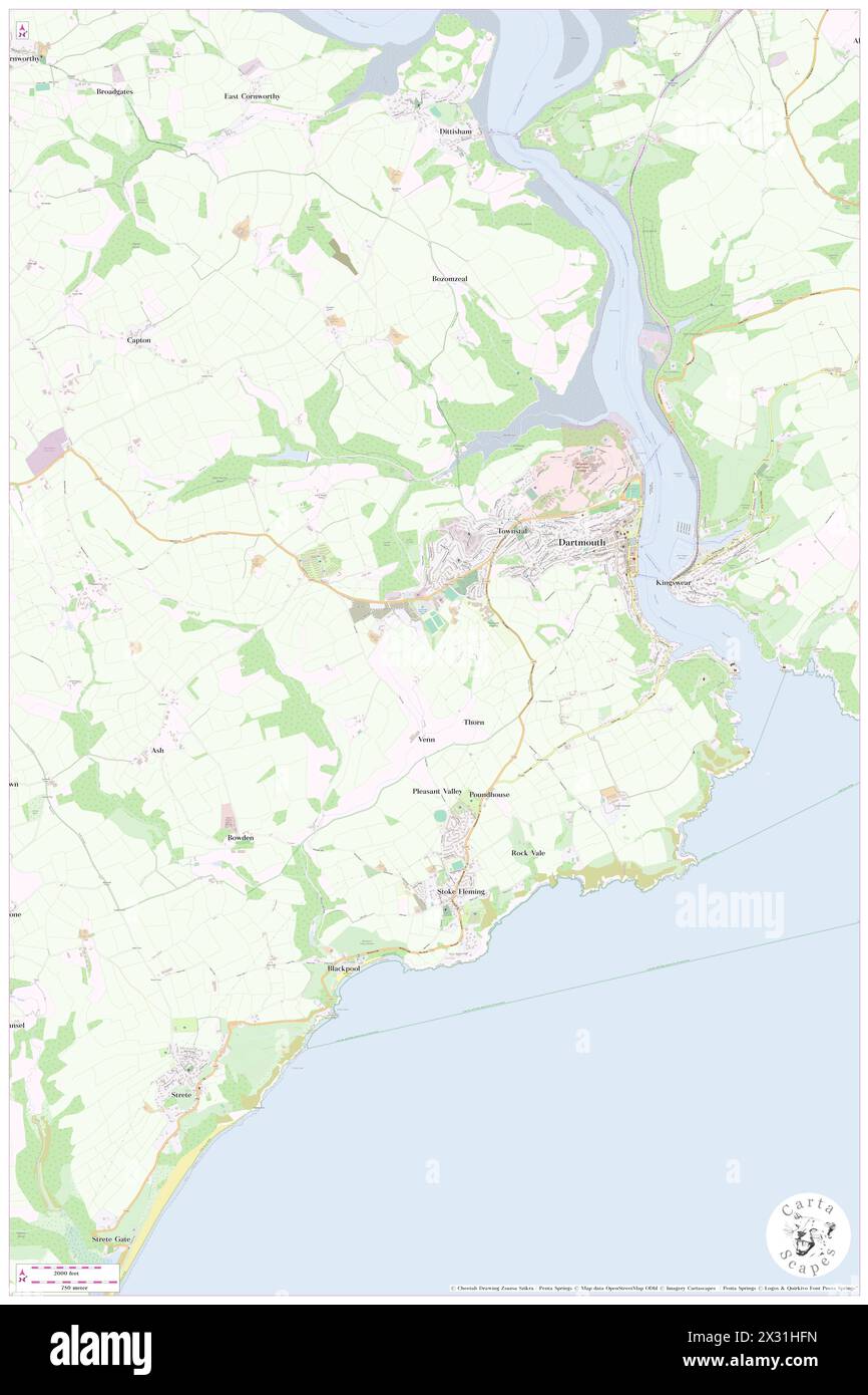 Dartmouth, Devon, GB, United Kingdom, England, N 50 20' 48'', S 3 35 ...