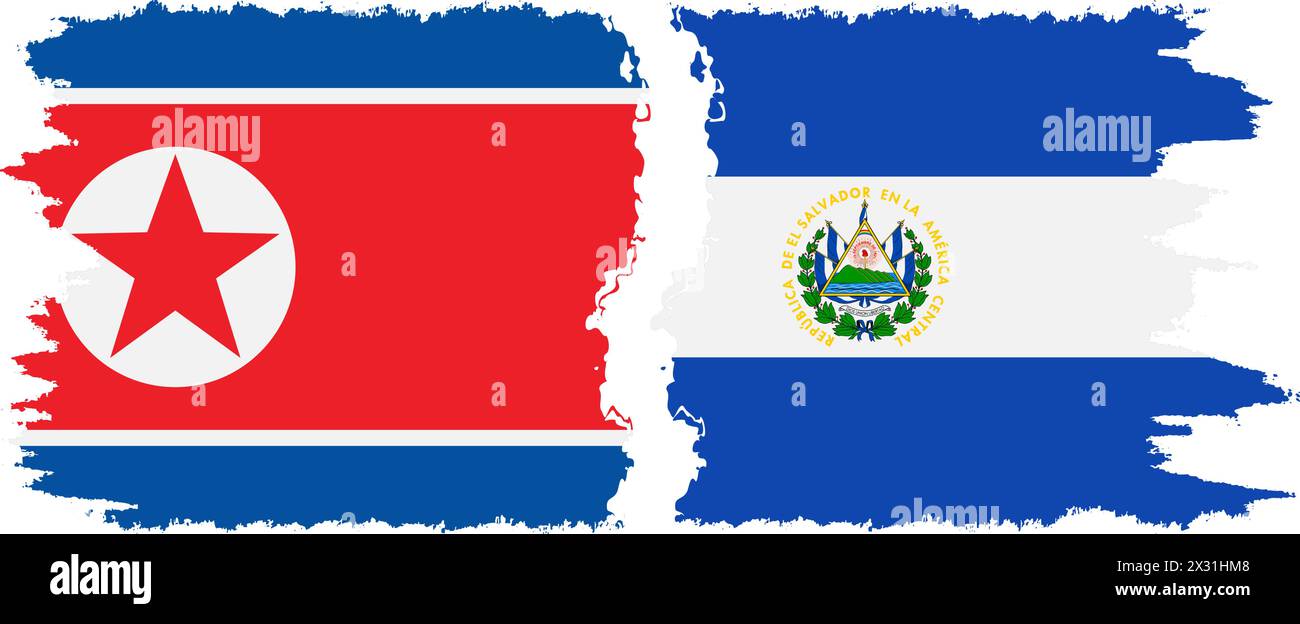 North korea el salvador Stock Vector Images - Alamy