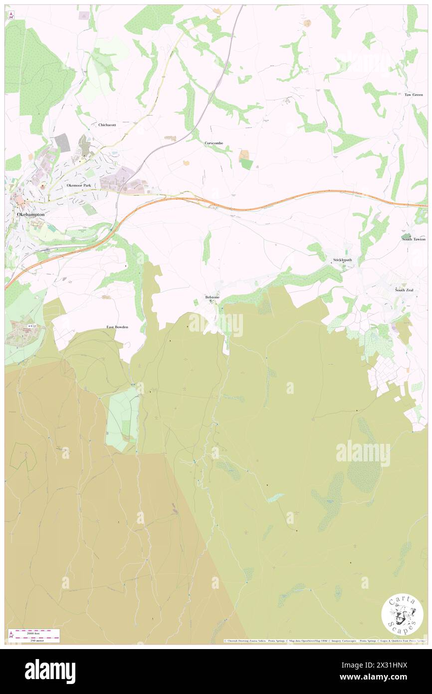 Belstone, Devon, GB, United Kingdom, England, N 50 43' 15'', S 3 57' 22 ...