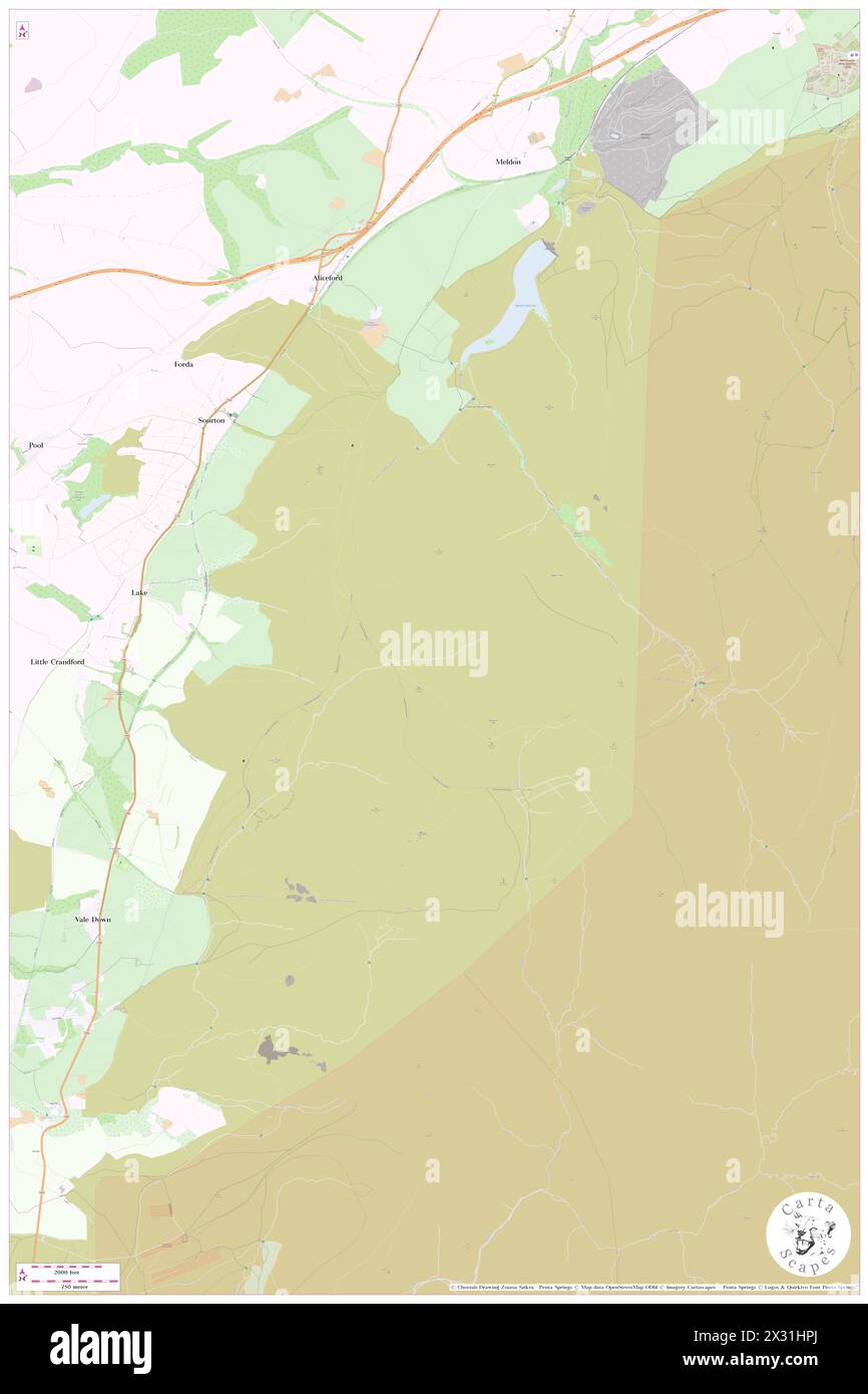 Lands common to the Parishes of Bridestowe and Sourton, Devon, GB ...