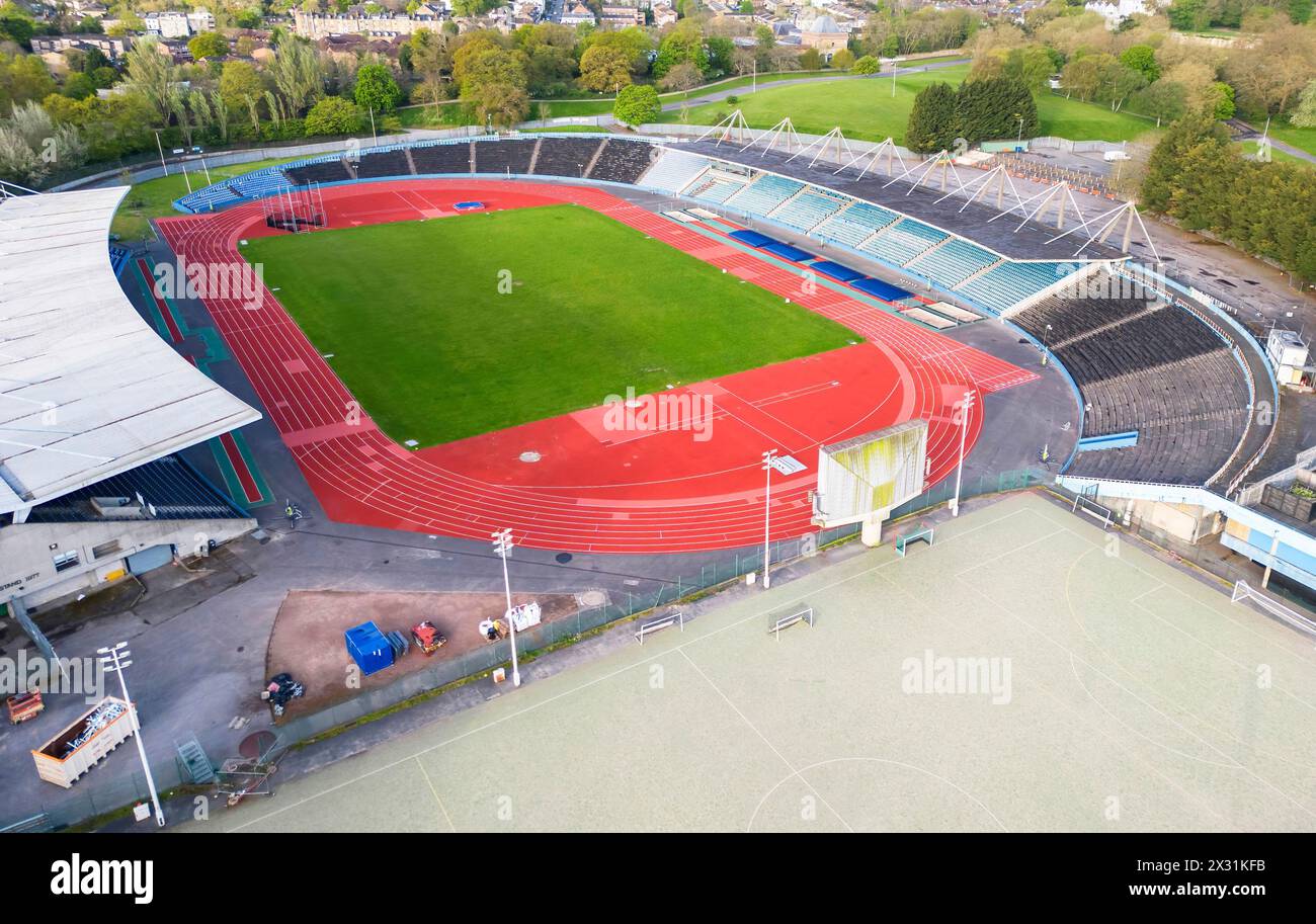 Athletics track aerial hi-res stock photography and images - Alamy