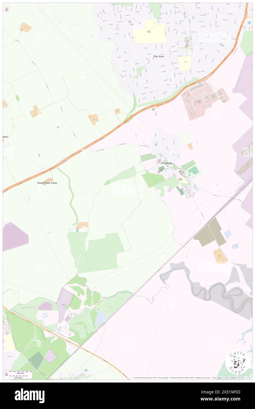 Map of hartlepool hi-res stock photography and images - Alamy