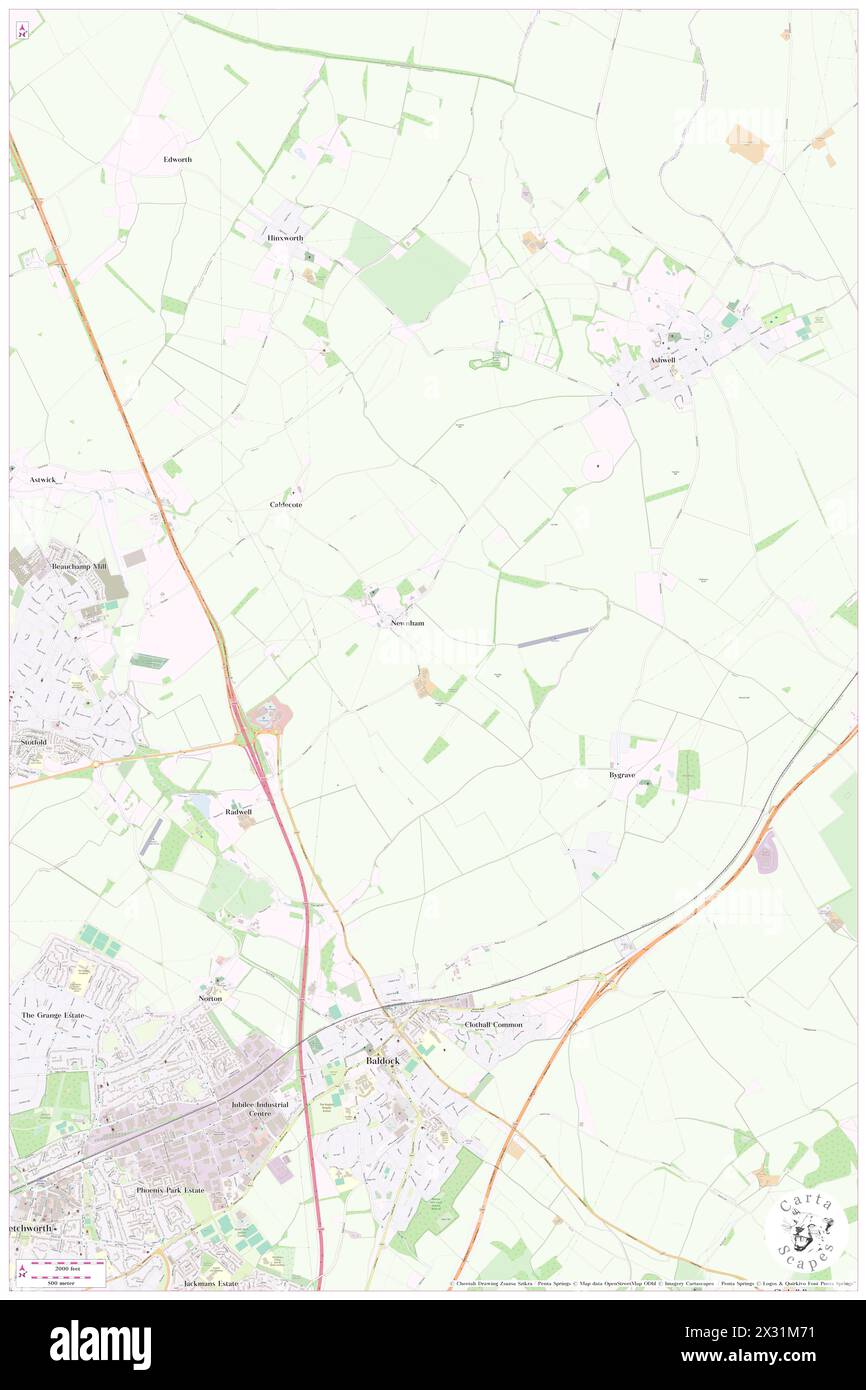 Newnham, Hertfordshire, GB, United Kingdom, England, N 52 1' 8'', S 0 ...