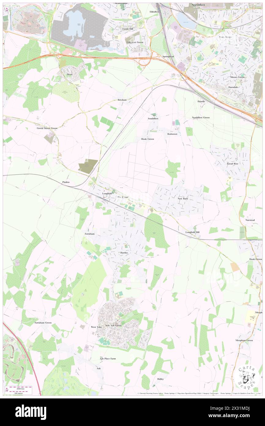 New kent map Cut Out Stock Images & Pictures - Alamy