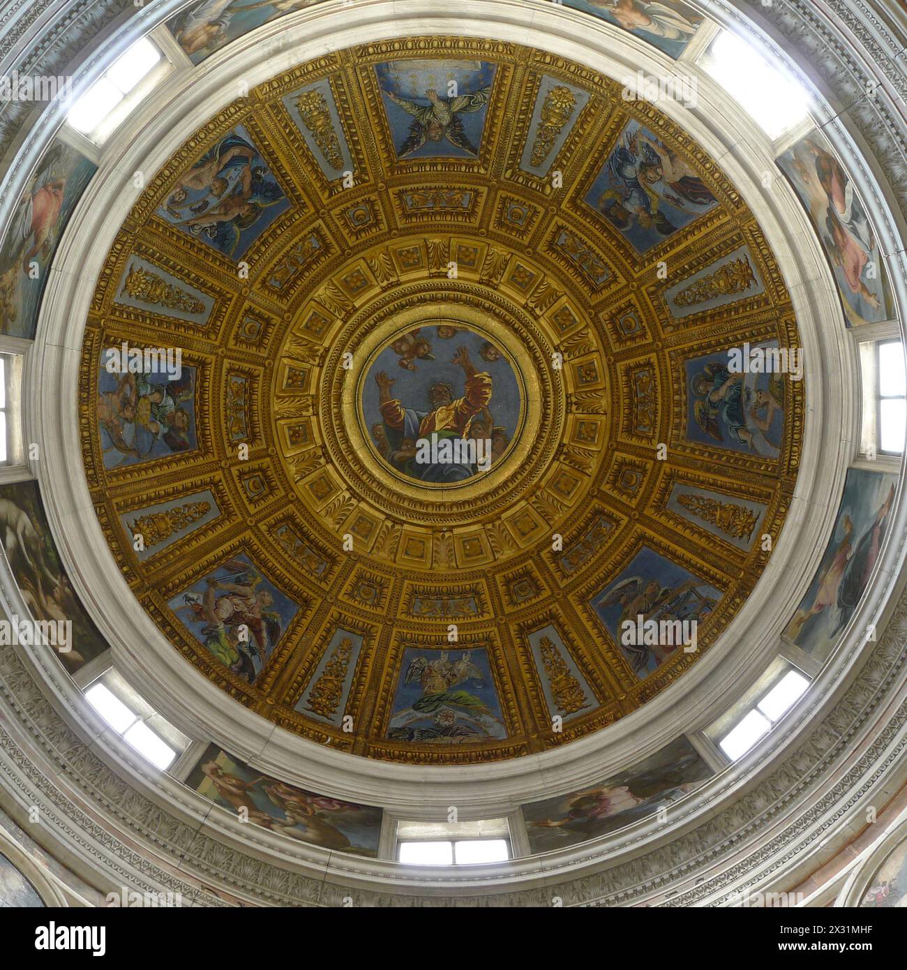 Creation of the World is a mosaic composition in the dome of the Chigi ...