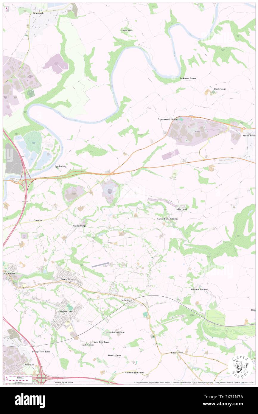 Samlesbury, Lancashire, GB, United Kingdom, England, N 53 45' 42'', S 2 ...