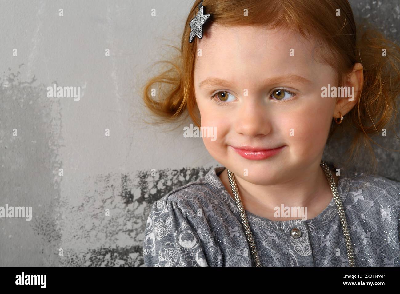 Silver haired girl portrait hi-res stock photography and images - Alamy