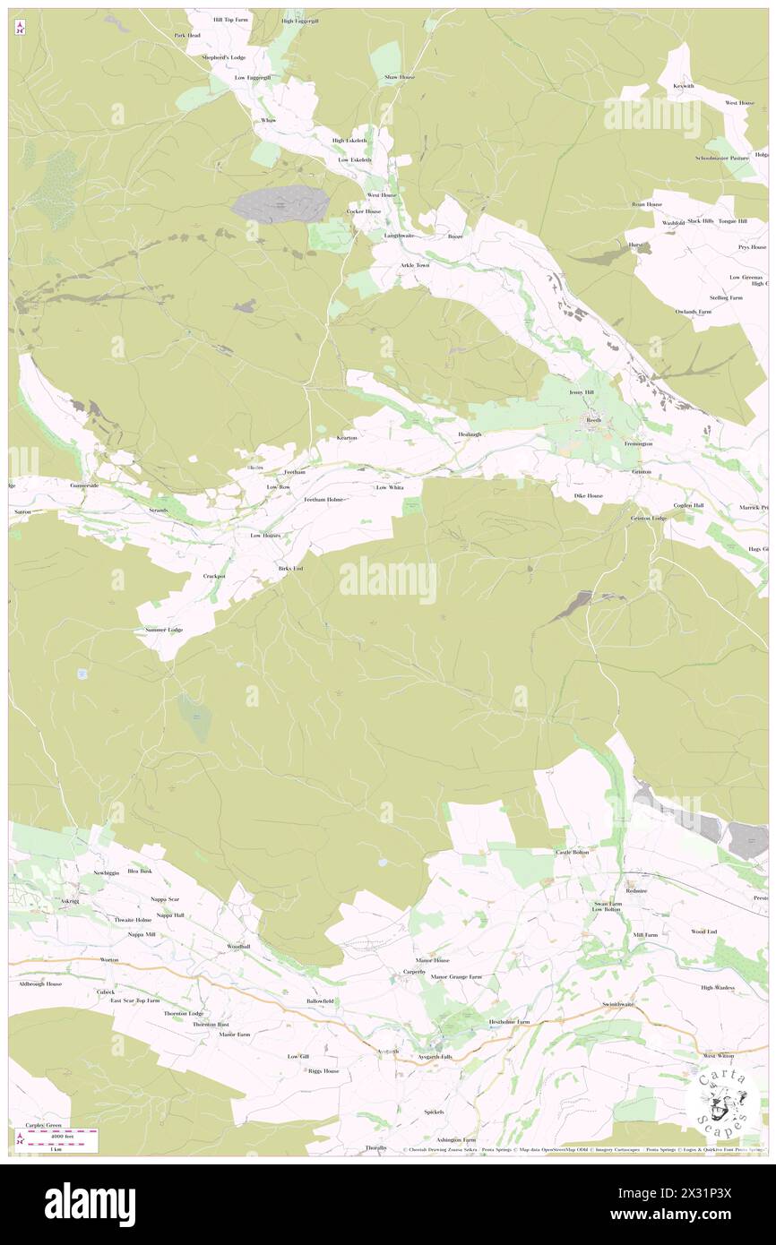 Grinton, North Yorkshire, GB, United Kingdom, England, N 54 21' 51'', S ...