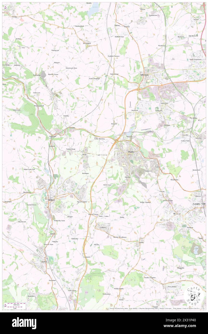 Map of ripley hi-res stock photography and images - Alamy