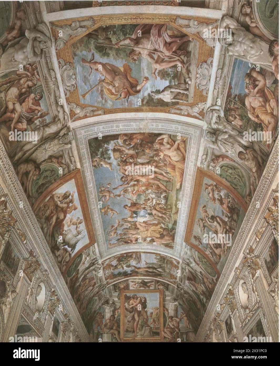 The Loves of the Gods is a monumental fresco cycle, completed by the ...