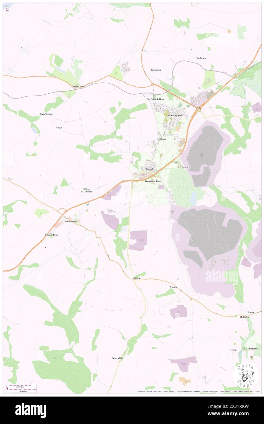 St. Enoder, Cornwall, GB, United Kingdom, England, N 50 22' 21'', S 4 ...