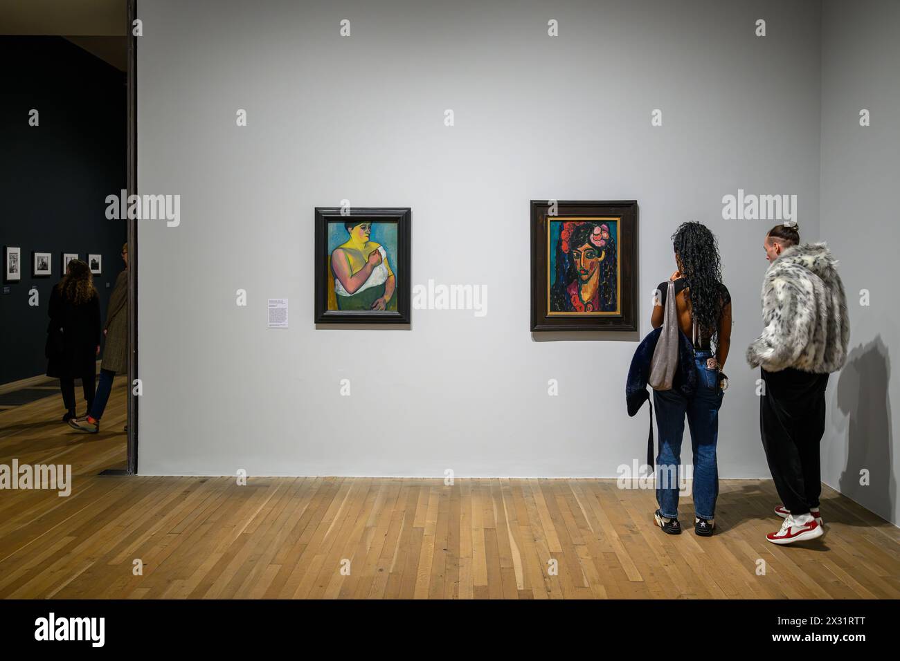 London, UK, 23rd April 2024, An international circle of friends in the ...