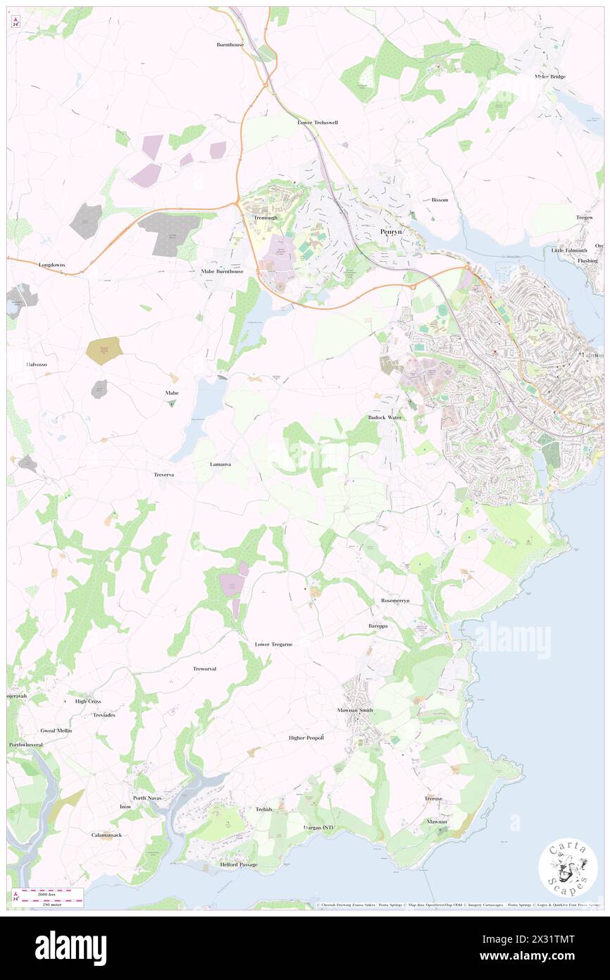 Budock, Cornwall, GB, United Kingdom, England, N 50 8' 38'', S 5 7' 4 ...