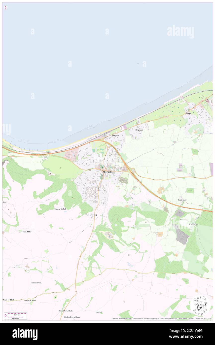 Abergele, Conwy, GB, United Kingdom, Wales, N 53 17' 13'', S 3 34' 51 ...