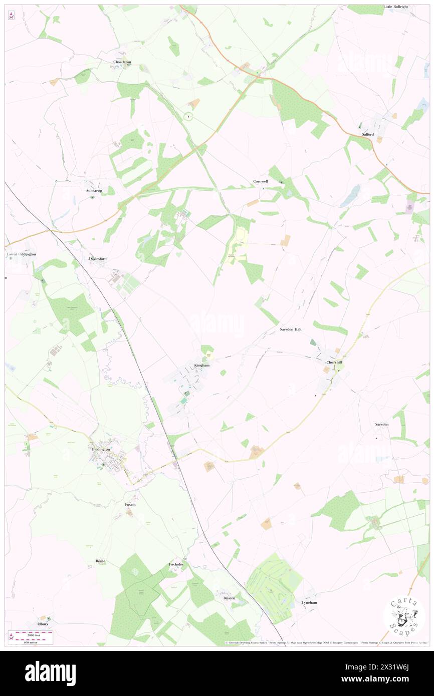 Kingham, Oxfordshire, GB, United Kingdom, England, N 51 55' 16'', S 1 ...