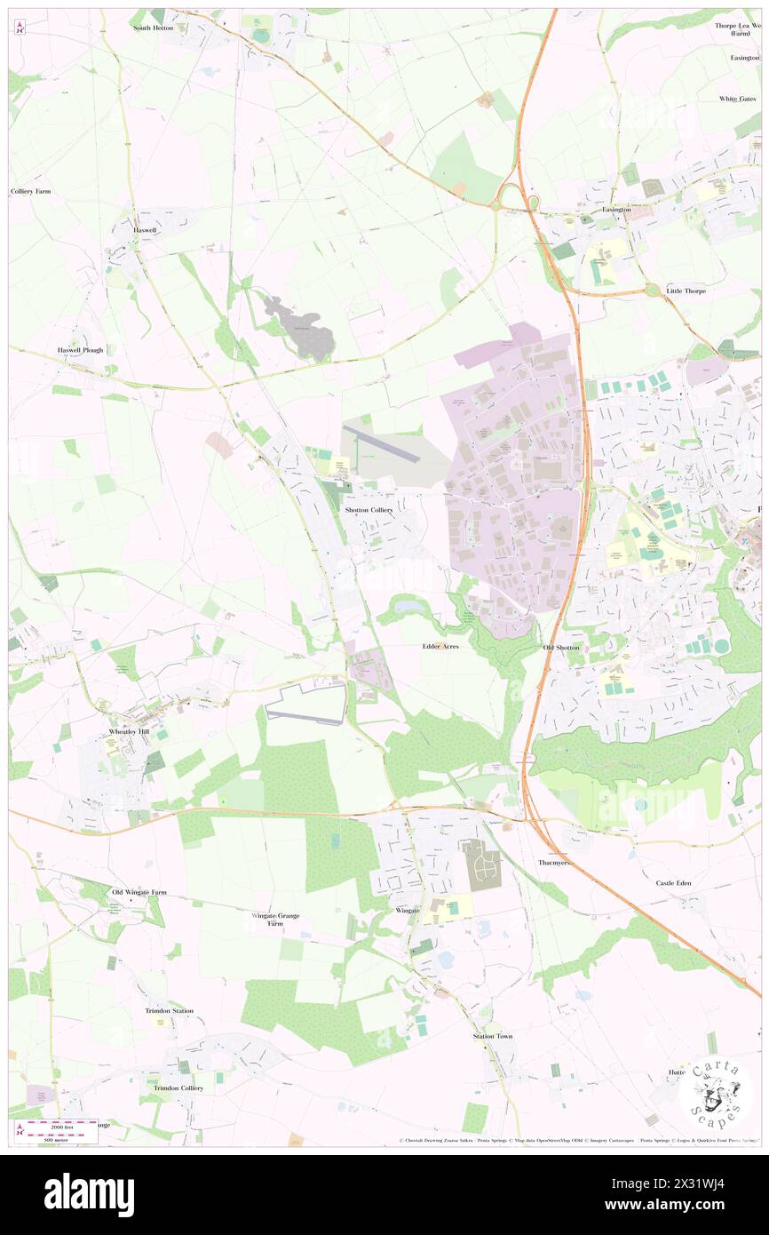 Shotton, County Durham, GB, United Kingdom, England, N 54 45' 23'', S 1 ...
