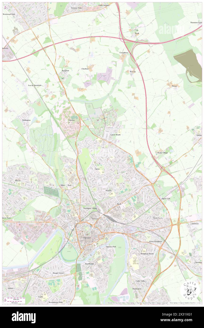 Map of west chester hi-res stock photography and images - Alamy