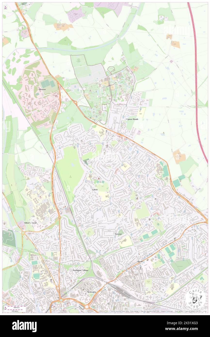 Map of west chester hi-res stock photography and images - Alamy