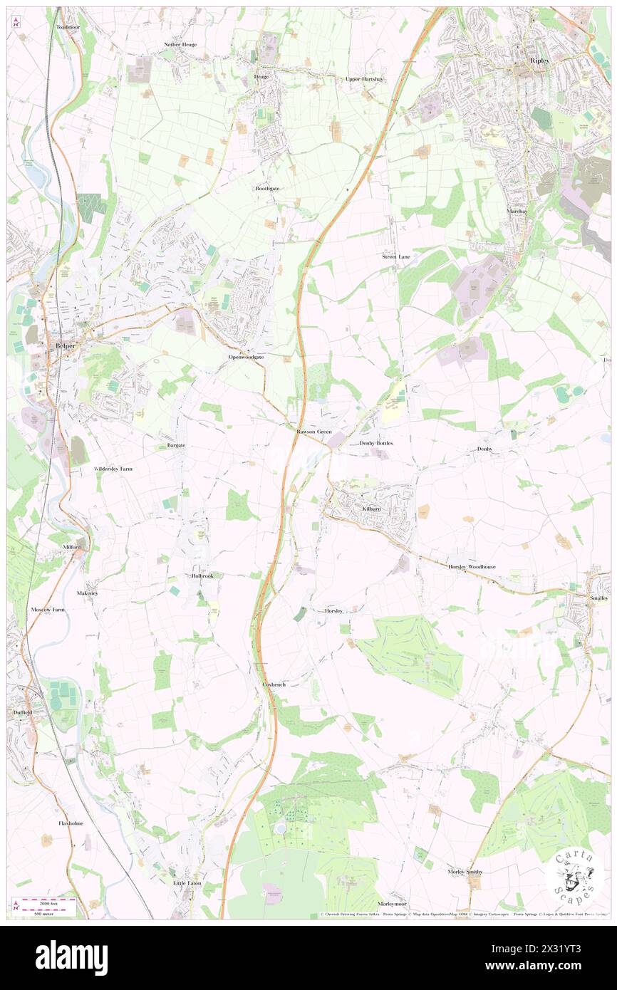 Kilburn, Derbyshire, GB, United Kingdom, England, N 53 0' 40'', S 1 26 ...