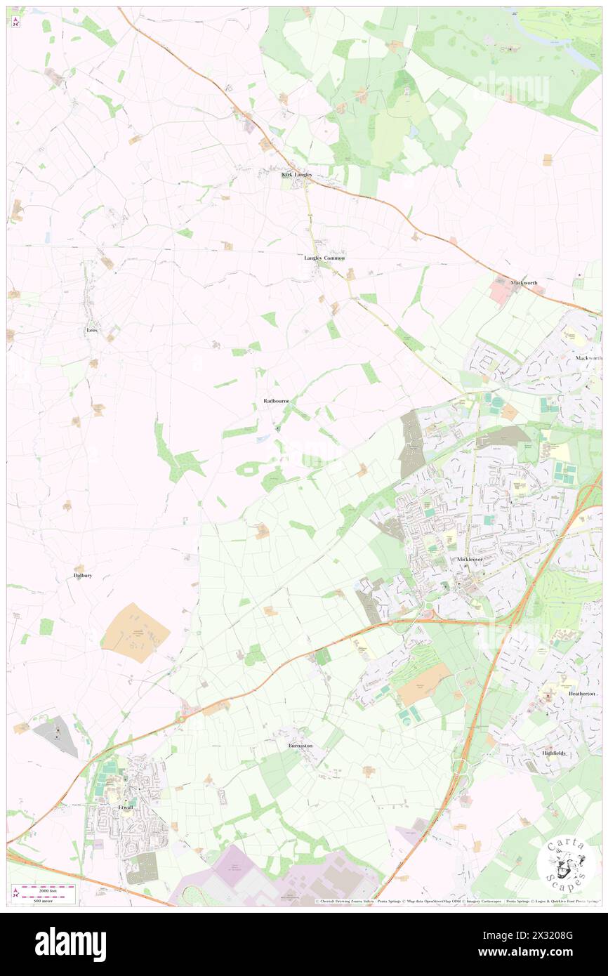 Radbourne, Derbyshire, GB, United Kingdom, England, N 52 55' 3'', S 1 ...