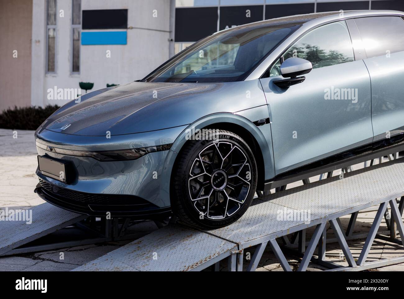 Minsk, Belarus, April 24, 2024 - Zeekr 007 parked at car display ramp ...