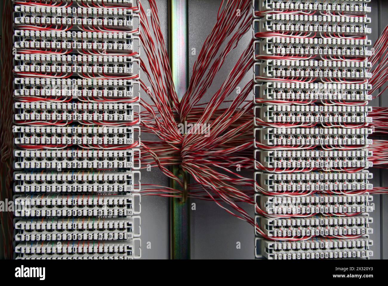 Computer wires, internet connections Stock Photo - Alamy