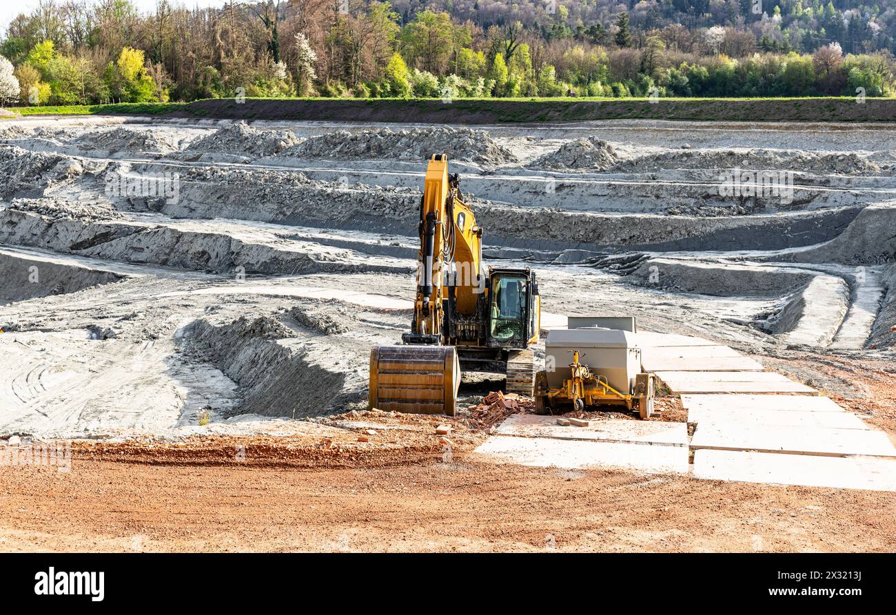 Das Werk Paradies der Firma Kubrix AG, welche im Steinhandel tätig ist. (Schlatt TG, Schweiz, 15 ...