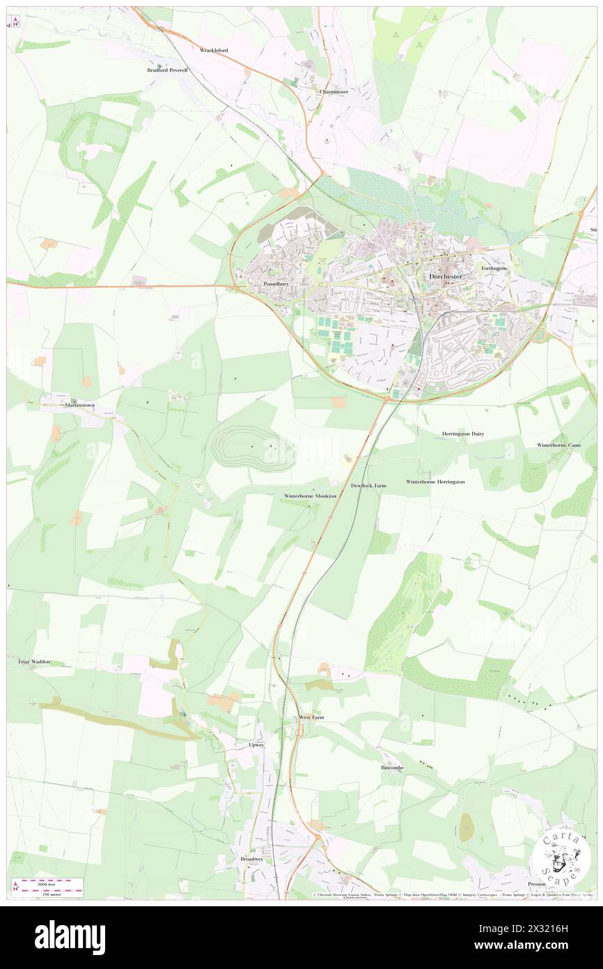 Monkton map hi-res stock photography and images - Alamy