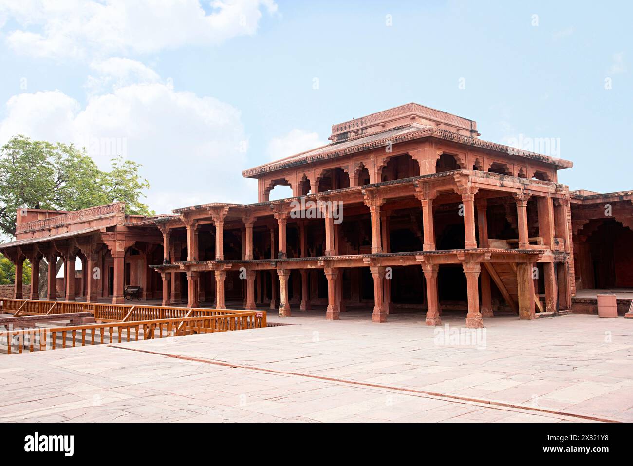 Khas Mahal and Khawa Bagh, Fatehpur Sikri, Uttar Pradesh, India Stock ...