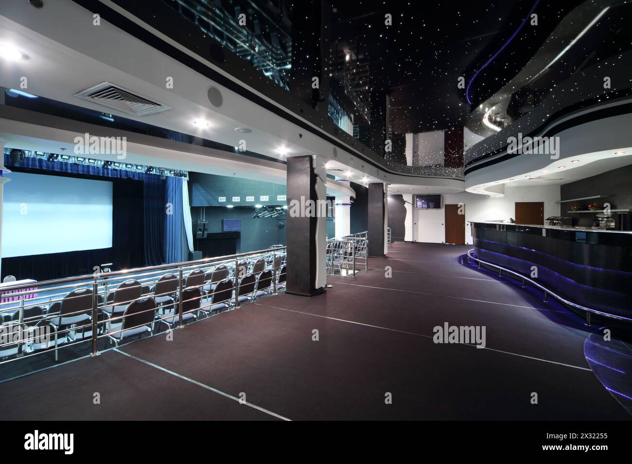Empty big hall in hi-res stock photography and images - Alamy